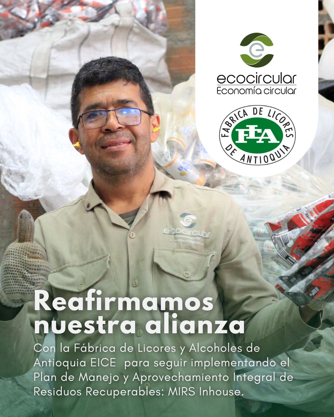 Reafirmamos nuestra alianza con la Fábrica de Licores y Alcoholes de Antioquia
